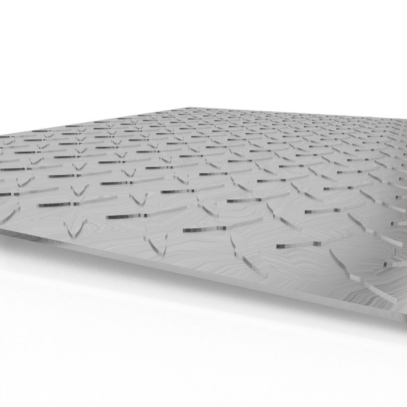 Aluminium Tranenplaat 2000x1000