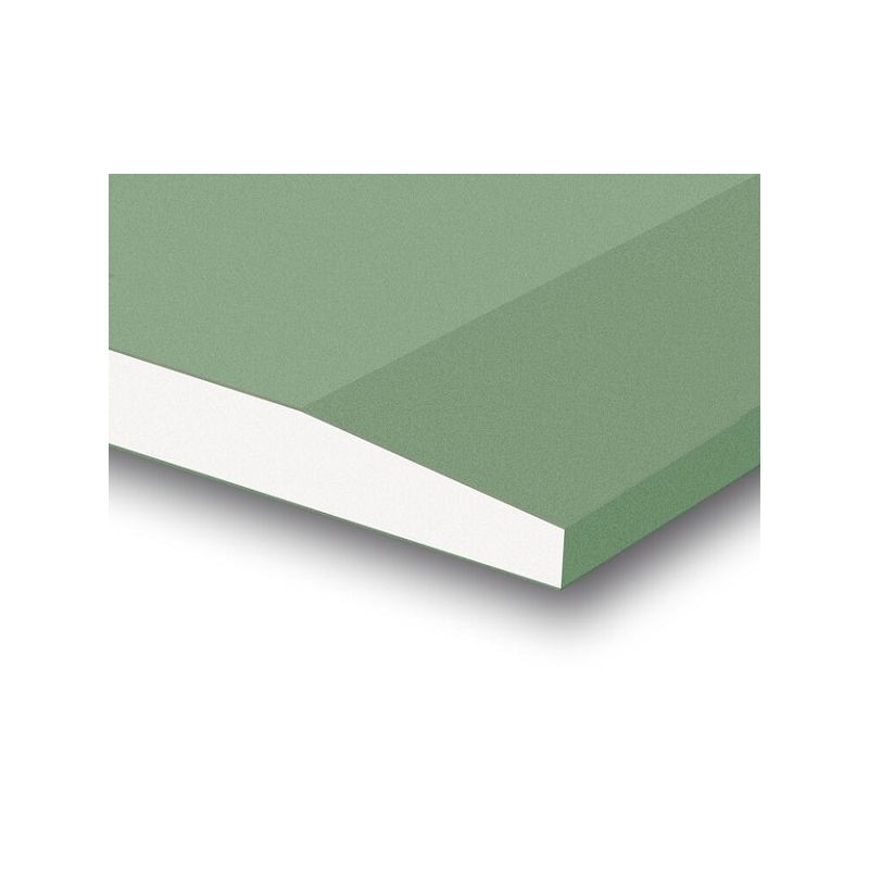 Gyproc vochtbestendige gipskartonplaat 2 zijden afgeschuinde kant 12,5mm